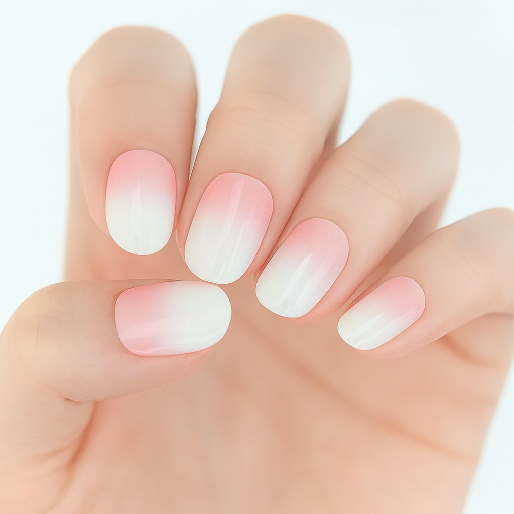 Faded Rose Semi Cured Gel Nail Sticker Kit – Sunday Nails