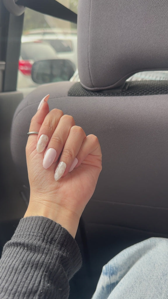 Dainty Daisies Semi Cured Gel Nail Sticker Kit | Sunday Nails AU